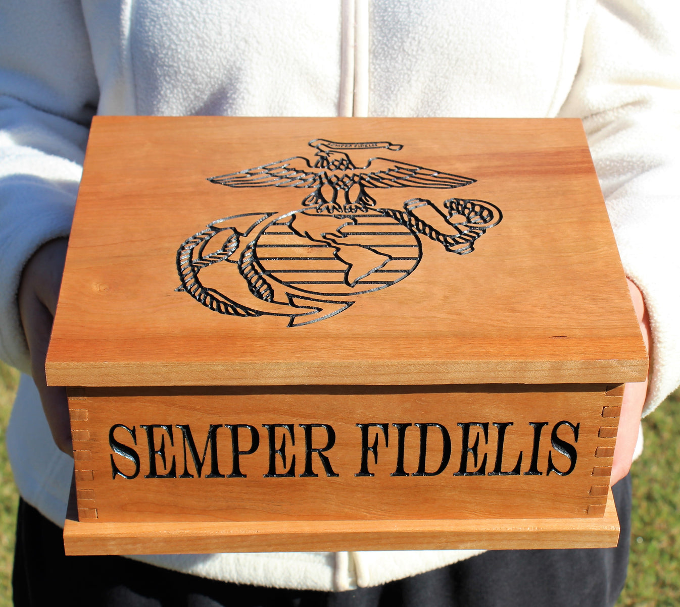 USMC Engraved Keepsake Box, Marine Corps Gifts, Gift For Military ...