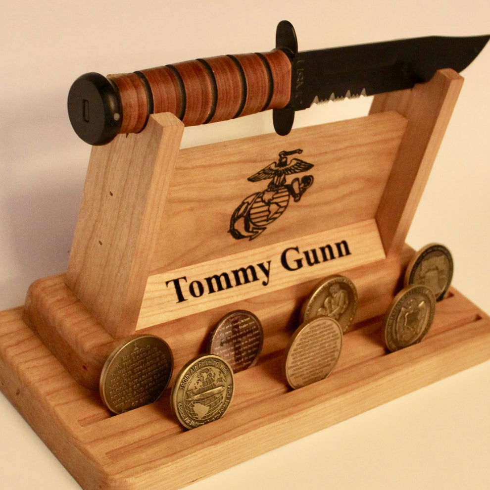 Personalized USMC dual desk display, Personalized military gifts ...