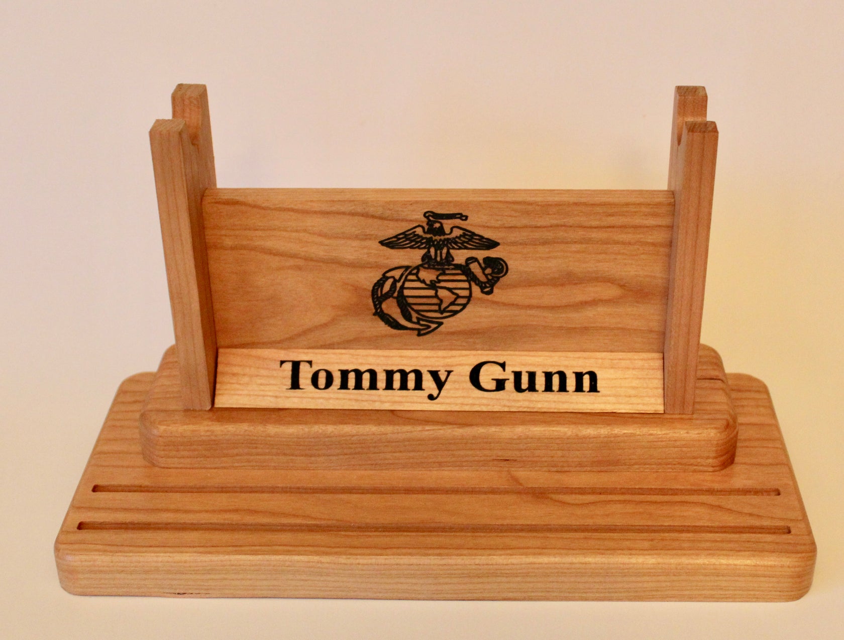 Personalized USMC dual desk display, Personalized military gifts ...